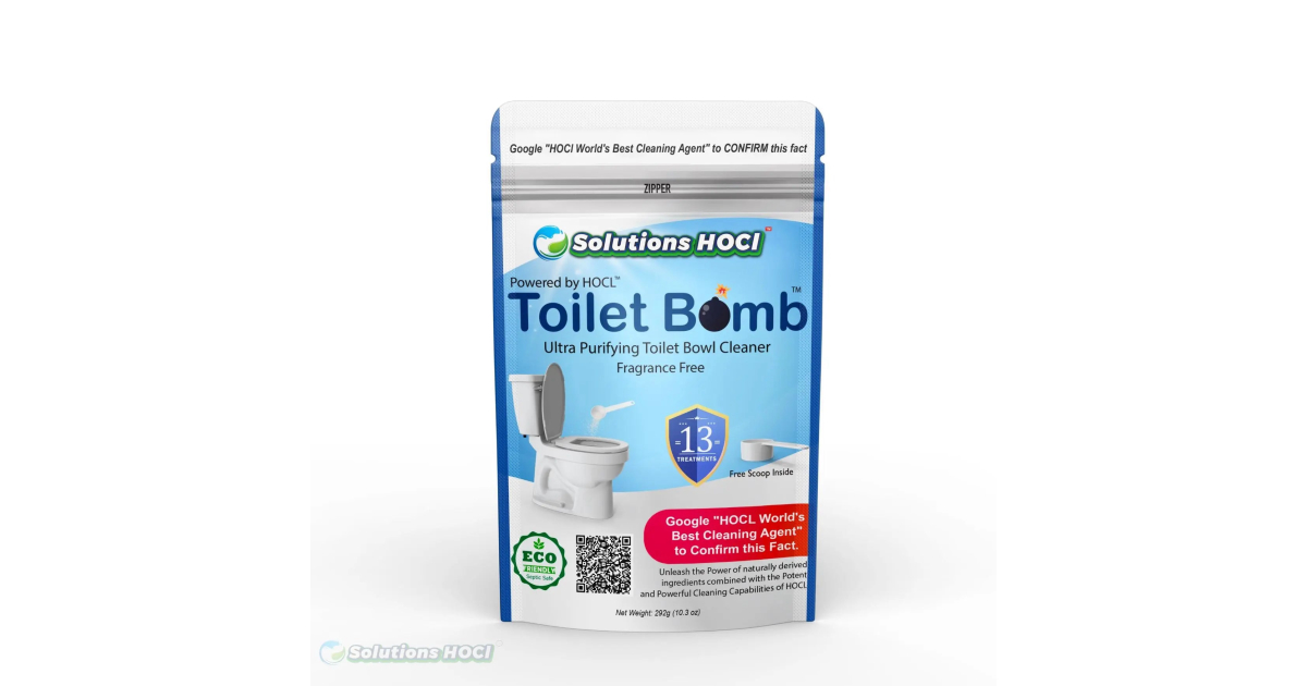 Made In USA | SolutionsHOCl® Toilet Bomb - Fragrance-Free