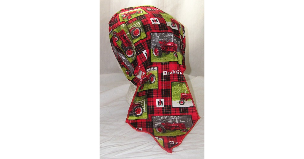 Made In USA | Farmall Red Portrait Du-rag
