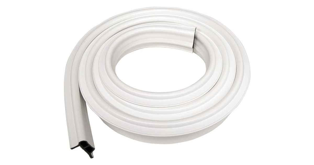 Made In USA | Small Dock Edge Guard, 25-Foot Vinyl Coil