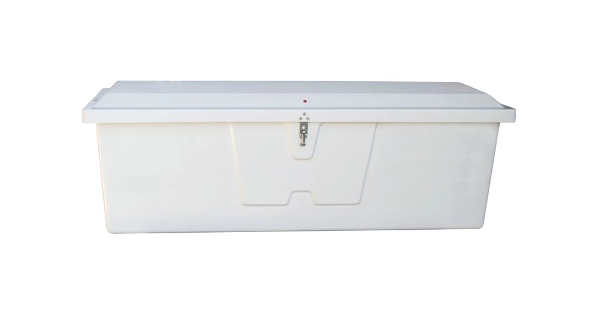 Made In USA | Deep Fiberglass Dock Box 27 x 72 x 26