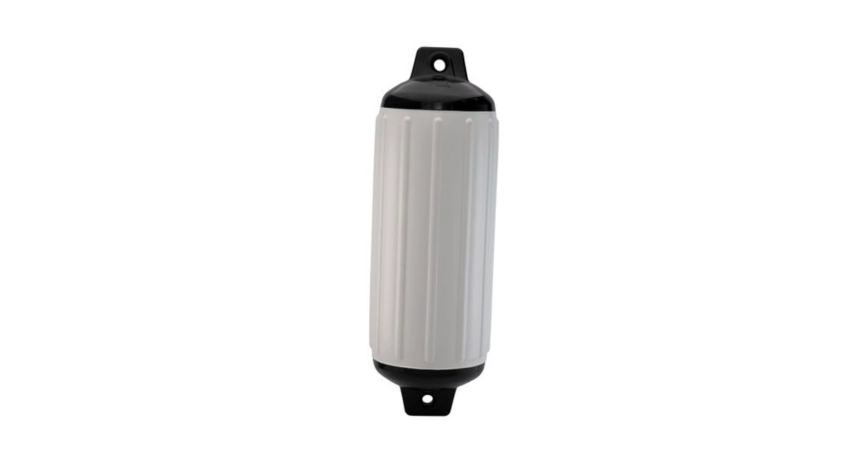 Made In USA | White 6.5x22 Super Gard Inflatable Boat Fender