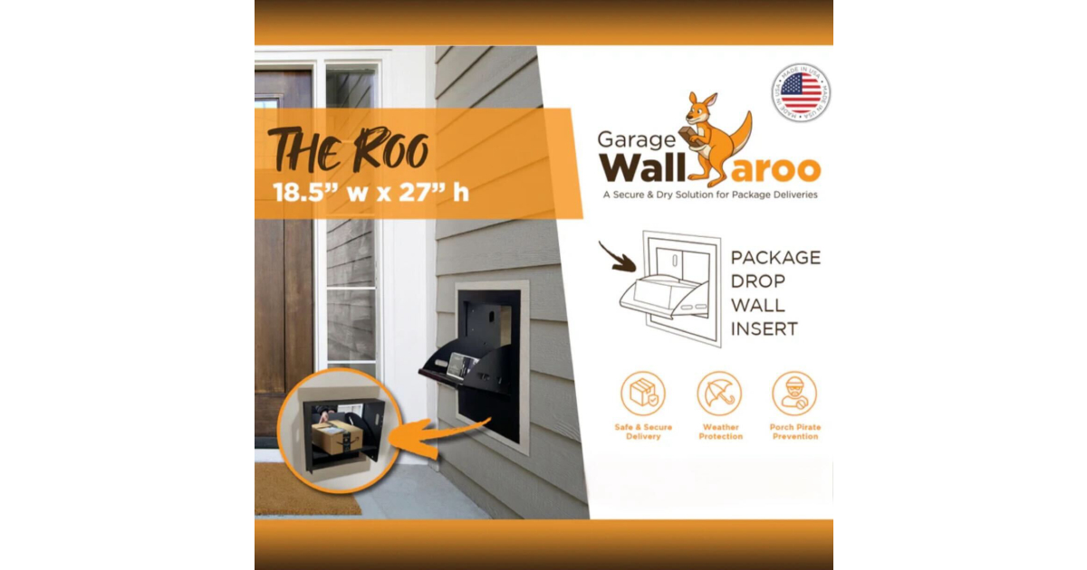 Made In USA | "The Roo" Secure Package Wall Insert
