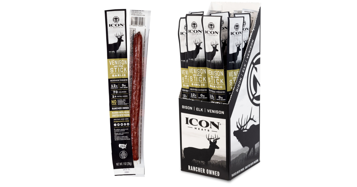 Made In USA | Venison & Pork Stick - Garlic