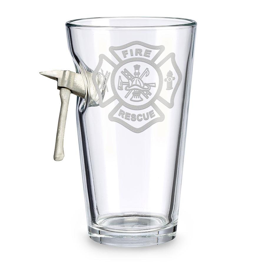 Made In the USA | BenShot Fire Axe Glass - Maltese Cross