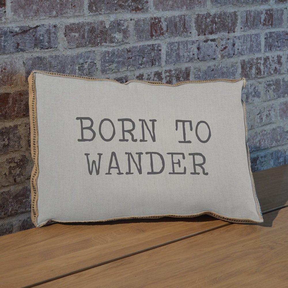 Made In the USA | Born To Wander Pillow
