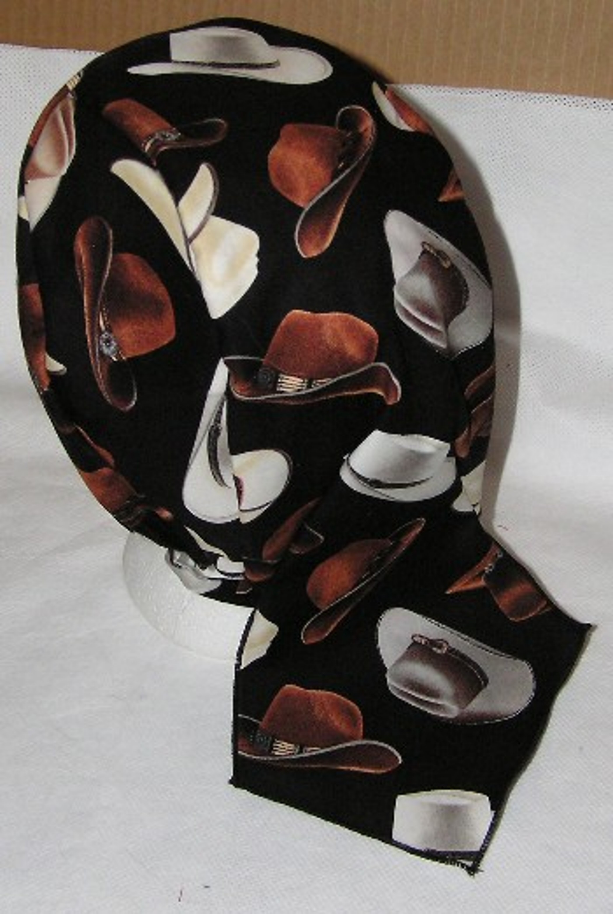 Made In the USA | Black Cowboy Hat Collection Du-rag